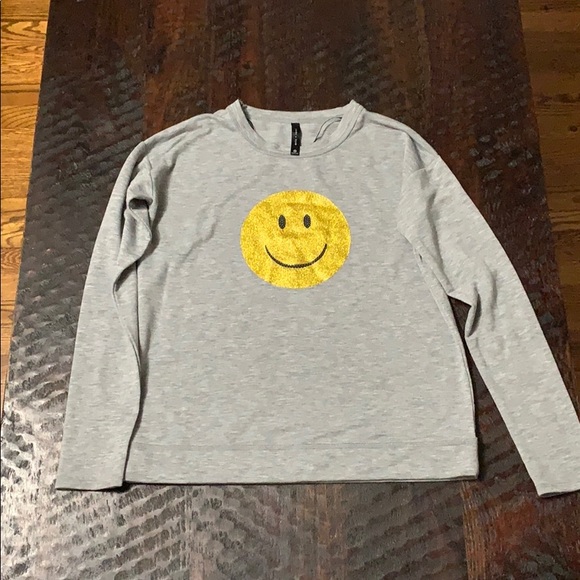 Eric + Lani | Tops | Eric Lani Happy Face Sweatshirt | Poshmark